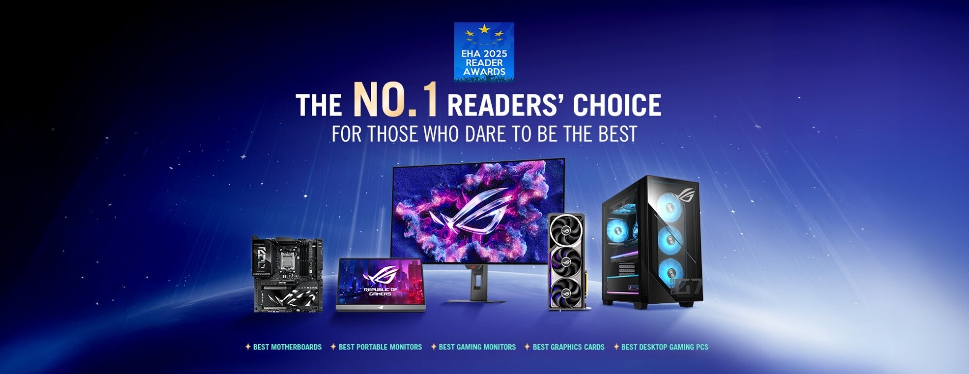 In The News: ASUS Wins Seven 2025 European Hardware Association Reader Awards